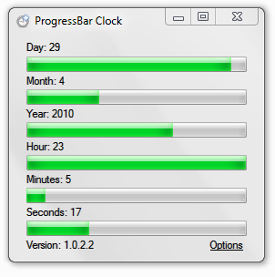 ProgressBar Clock